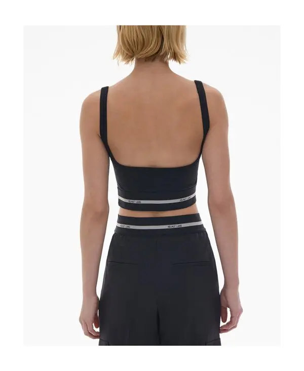 Helmut Lang Logo Band Cropped Top