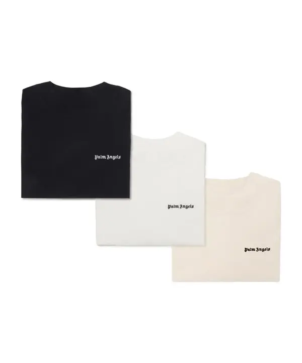 Palm Angels Embroidered Logo T-shirts - /