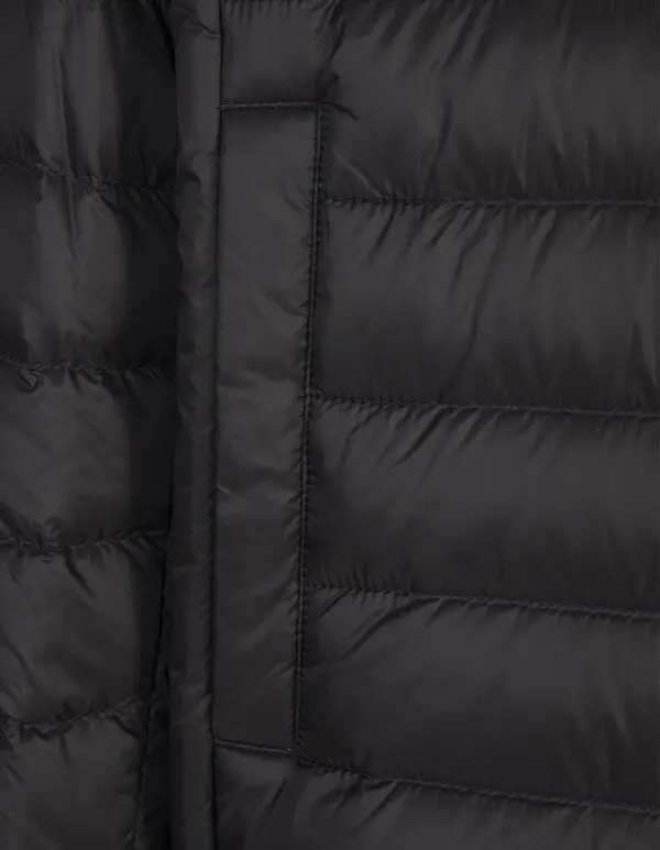 Hugo Boss Water-repellent Padded Hooded Jacket - Black