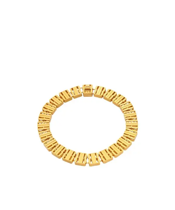 Balenciaga Nano Link Necklace In Gold - Golden