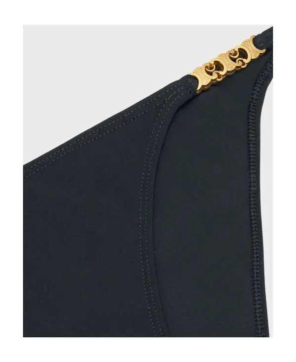 Celine Triomphe Swimsuit Bottom - Black