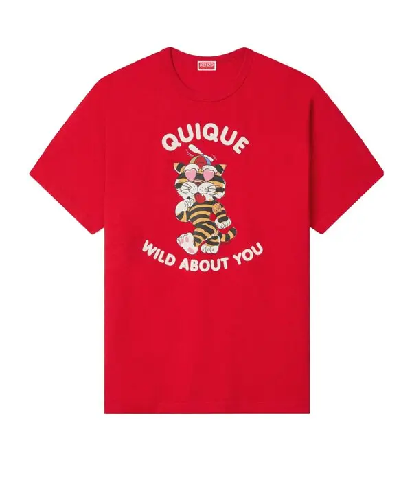 Kenzo Cartoon Genderless T-shirt - Red