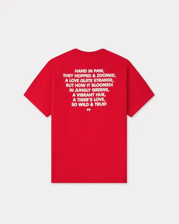 Kenzo Cartoon Genderless T-shirt - Red