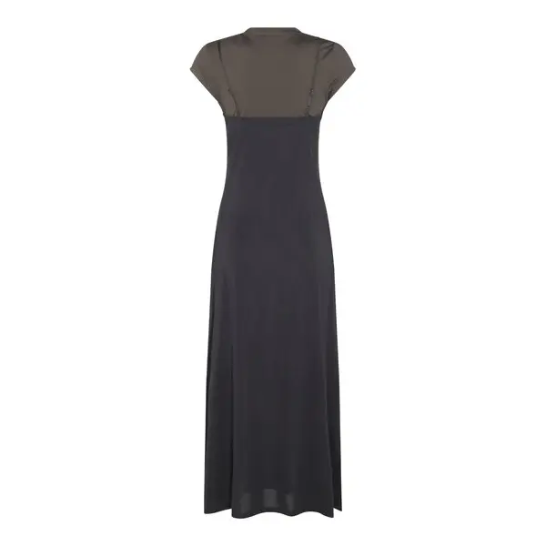 Acne Studios Layered Dress With Bow Detail