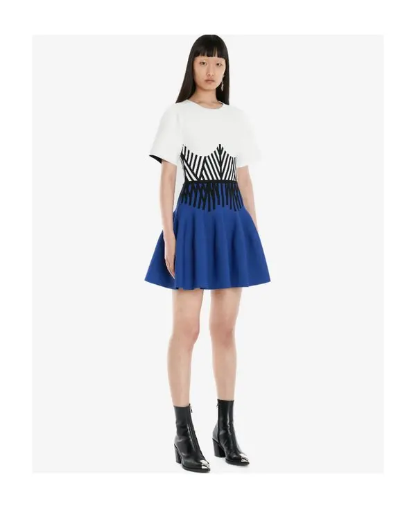 Alexander McQueen A Girdle Mini Dress
