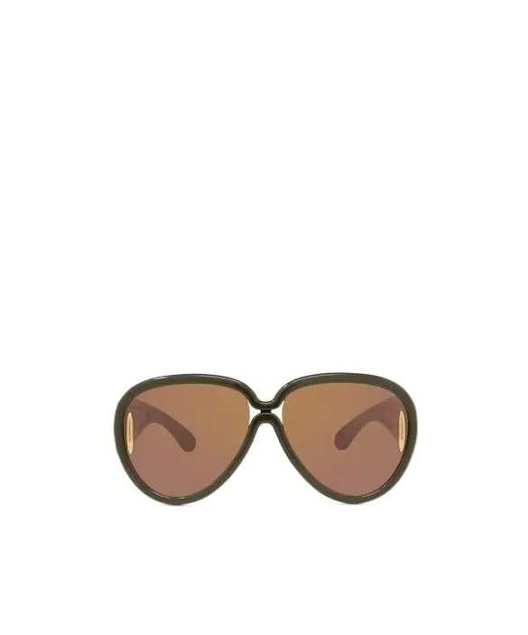 Loewe Aviator Frame Sunglasses - Brown