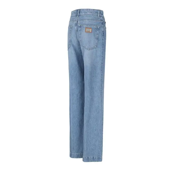 Dolce & Gabbana Pressed Pleat Loose Jeans