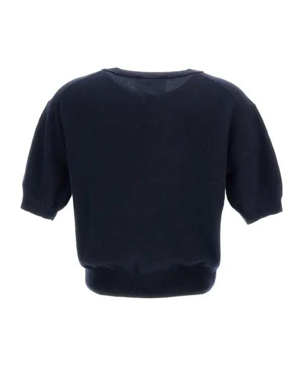 LISA YANG Ribbed Crewneck T-shirt - Black