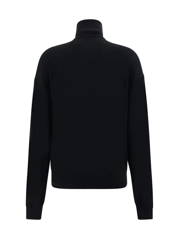 Saint Laurent Knitted Turtleneck Jumper