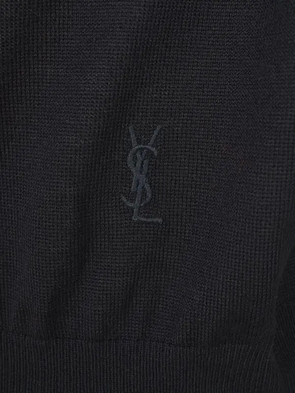 Saint Laurent Knitted Turtleneck Jumper