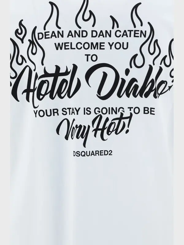 Dsquared2 Logo Printed Crewneck T-shirt