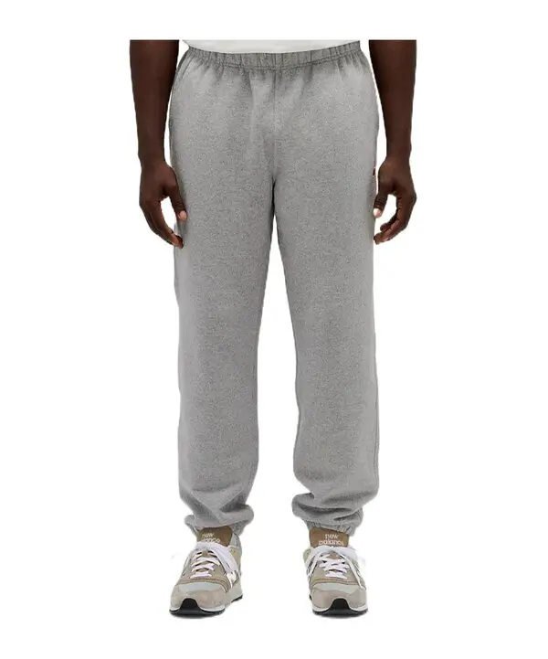 NEW BALANCE Logo-embroidered Sweatpants - Grey