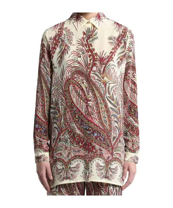 Etro Long Sleeved Paisley Patterned Shirt