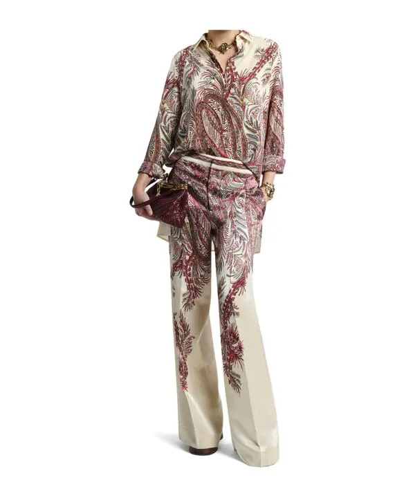 Etro Long Sleeved Paisley Patterned Shirt