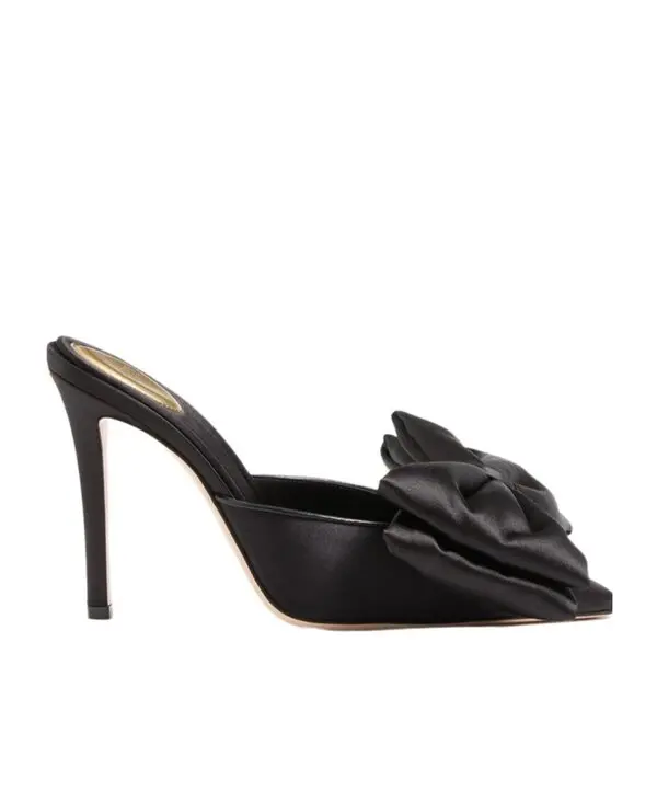 Valentino Garavani Yolande Satin Mule 105mm