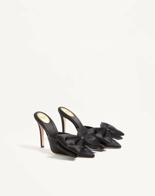 Valentino Garavani Yolande Satin Mule 105mm