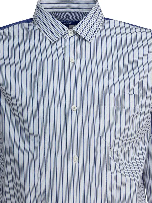 Junya Watanabe Striped Long-sleeved Shirt