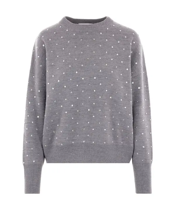 Rabanne Embellished Crewneck Pullover