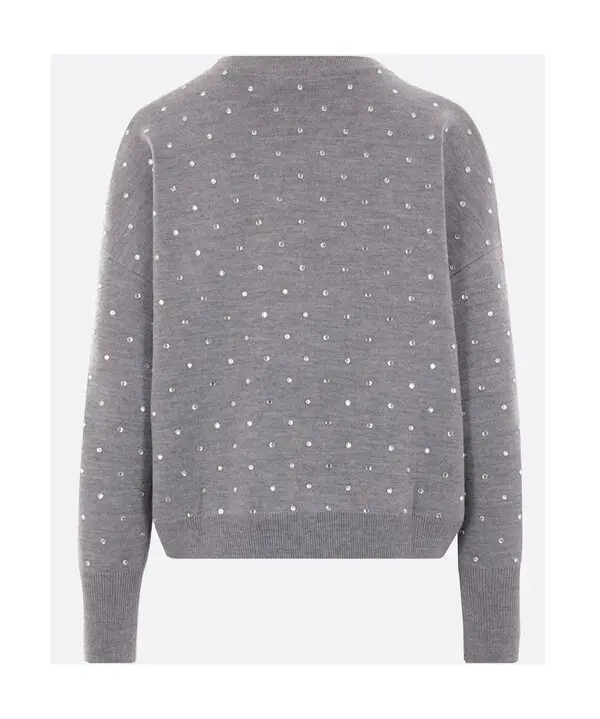 Rabanne Embellished Crewneck Pullover