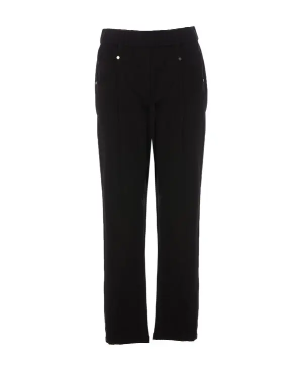 Brunello Cucinelli High Waist Straight Leg Trousers - Black