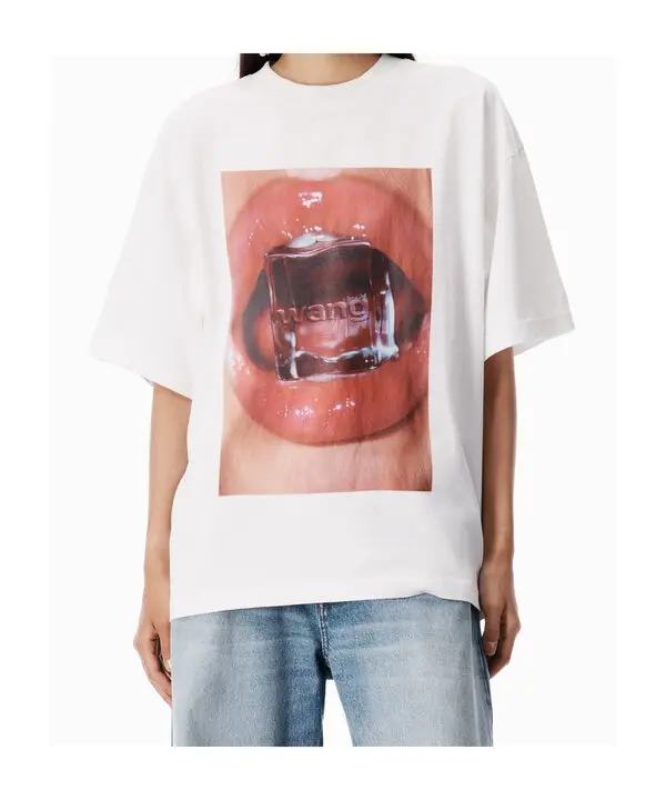 Alexander Wang Graphic Print Crewneck T-shirt - No