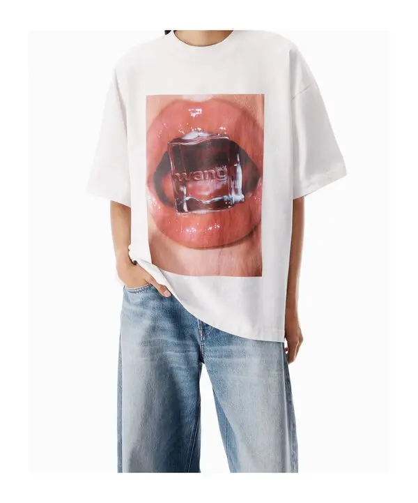 Alexander Wang Graphic Print Crewneck T-shirt - No