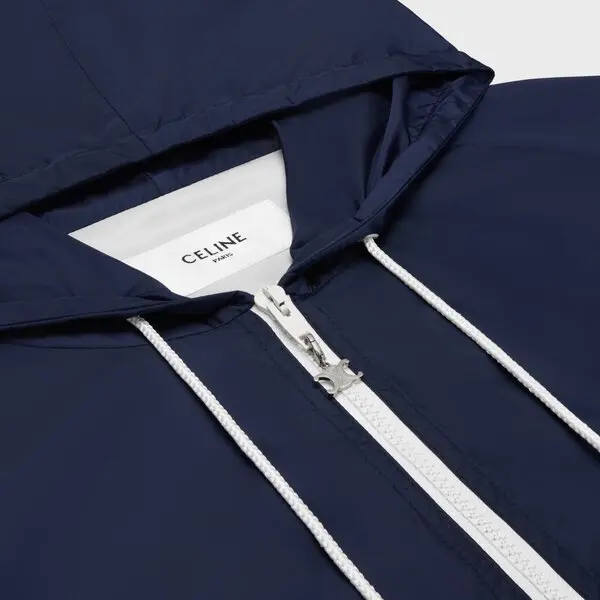 Celine Blason Windbreaker In Lightweight Nylon