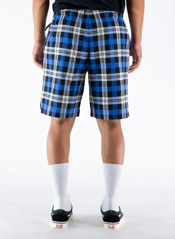 MARCELO BURLON COUNTY OF MILAN Belted Checked Shorts