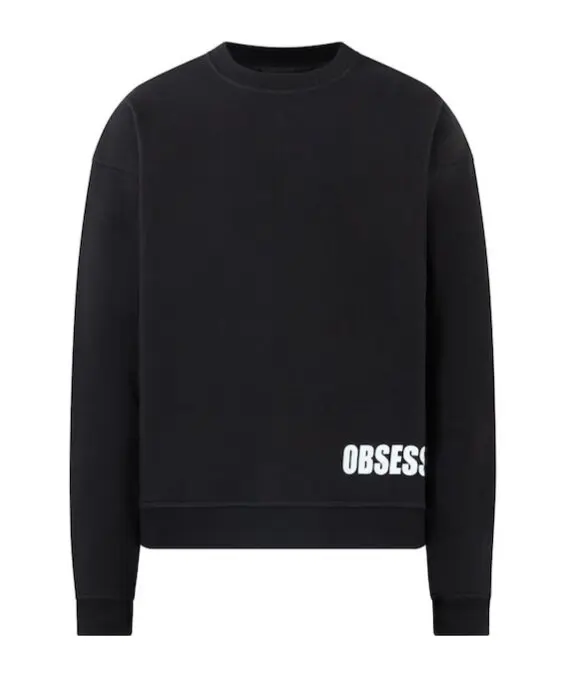 Dsquared2 Relaxed Fit Crewneck Sweatshirt With Ribbed Details