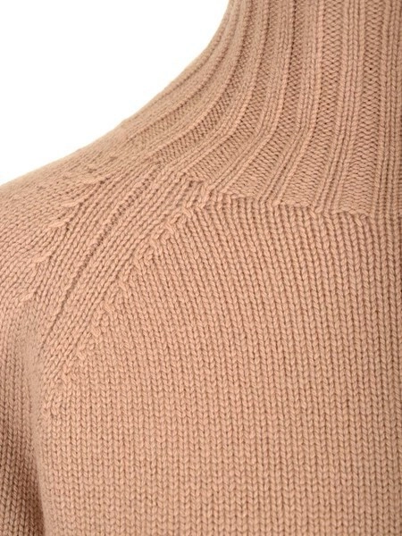 Max Mara High Neck Ribbed Knit Jumper