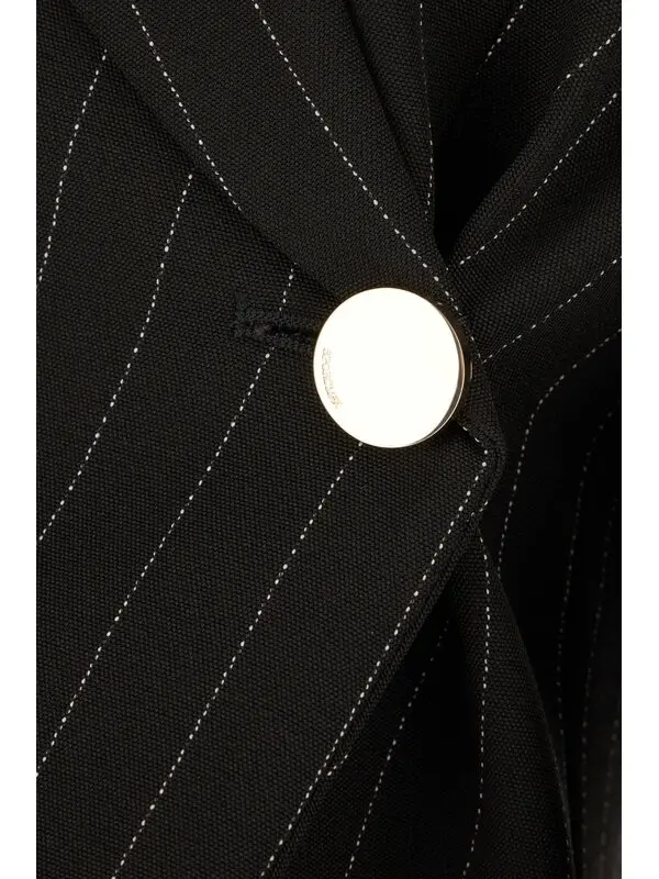 Sportmax Asymmetrical Tailored Blazer - Black