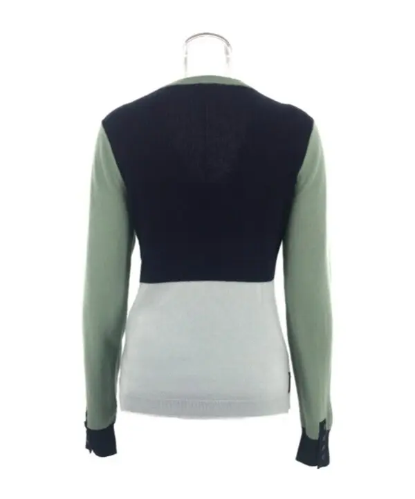 Emporio Armani Color Blocked V-neck Sweater