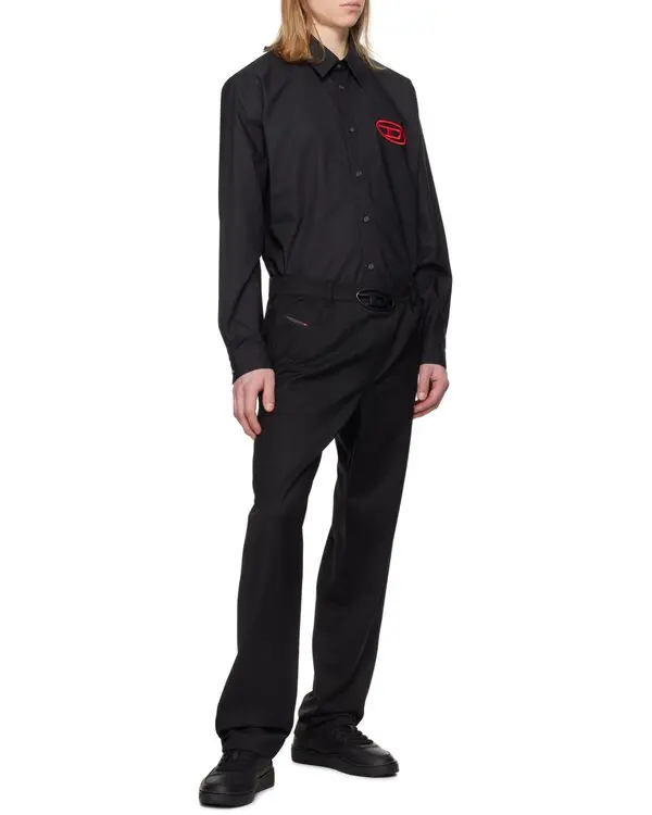 DIESEL® S-simply-d Cotton Shirt - Black