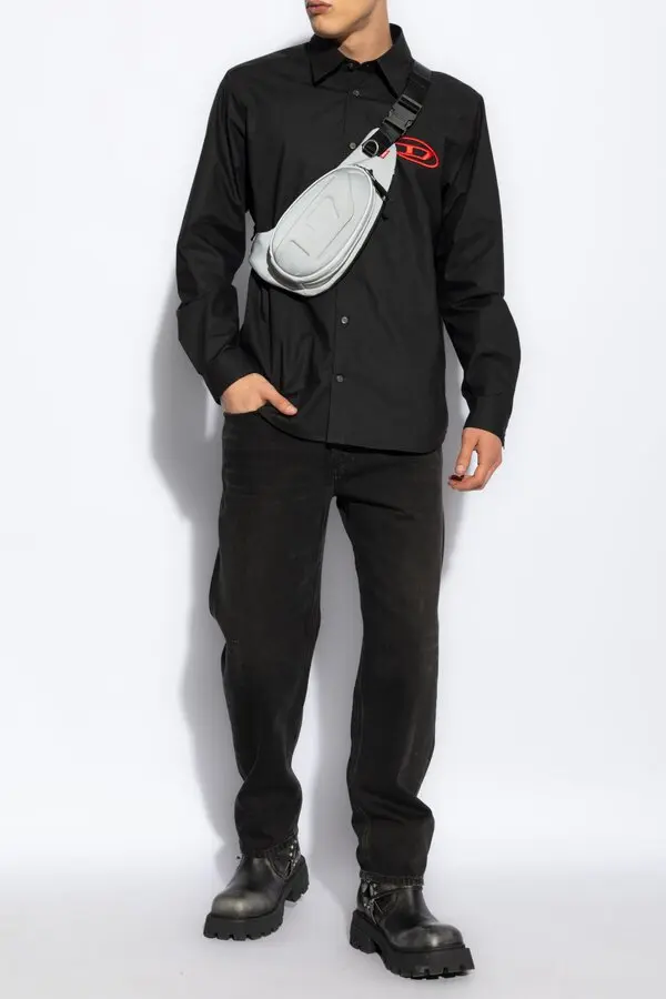 DIESEL® S-simply-d Cotton Shirt - Black
