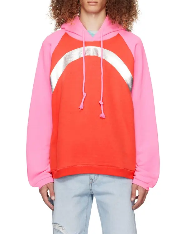 ERL Long Sleeve Drawstring Hoodie - Orange