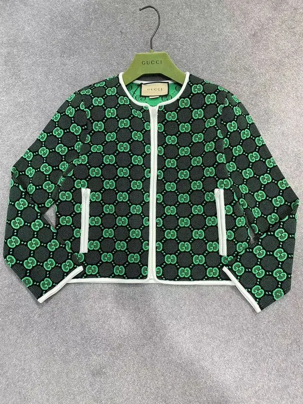 Gucci Gg Jacquard Zip Cardigan