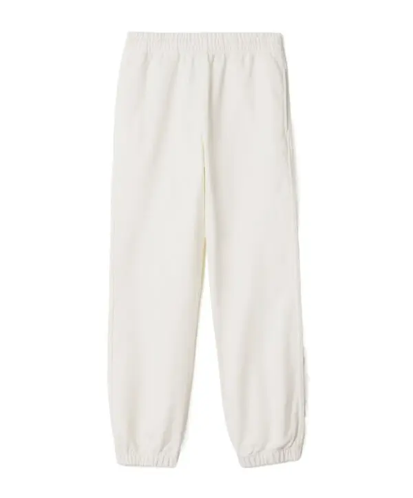 Burberry Elasticated Waist Pants With Equestrian Knight Design - White