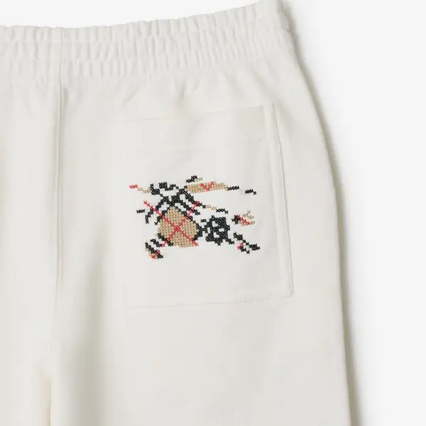 Burberry Elasticated Waist Pants With Equestrian Knight Design