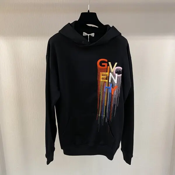 Givenchy Embroidered Logo Hooded Sweatshirt