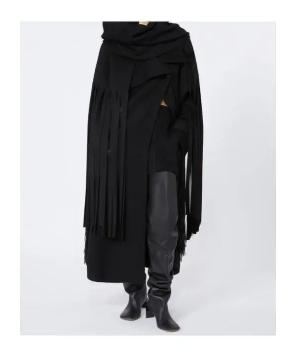 Sportmax Yole Double-breasted Belted Long Coat