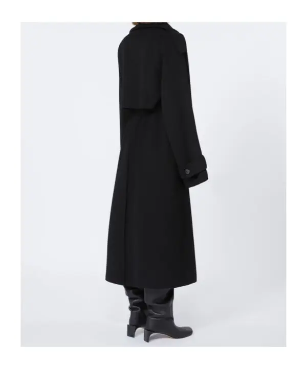 Sportmax Yole Double-breasted Belted Long Coat