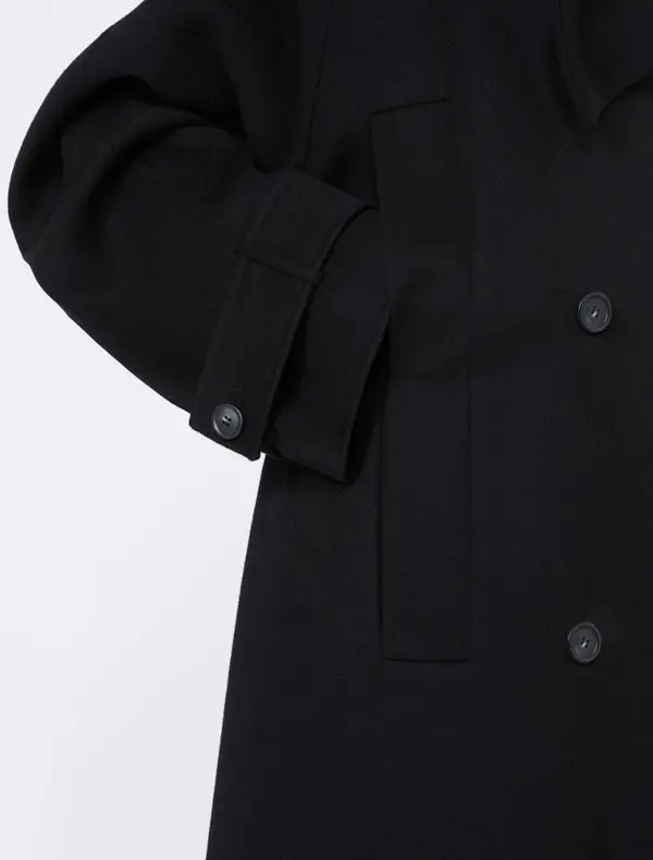 Sportmax Yole Double-breasted Belted Long Coat