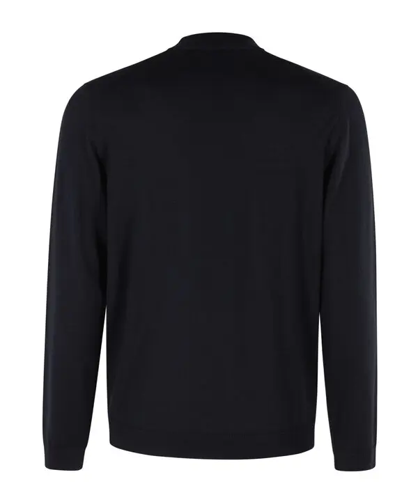 ROBERTO COLLINA Long Sleeve Ribbed Sweatshirt