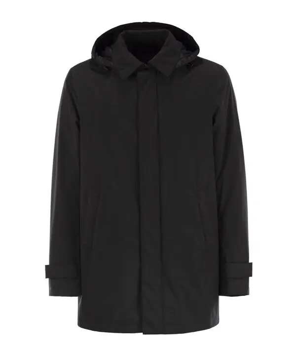 Herno Hooded Down Jacket - Black
