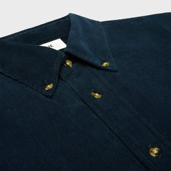 Celine Relaxed Shirt In Corduroy