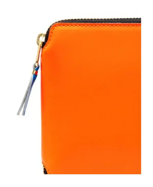 Comme Des Garçons Small Super Fluo Wallet - Orange