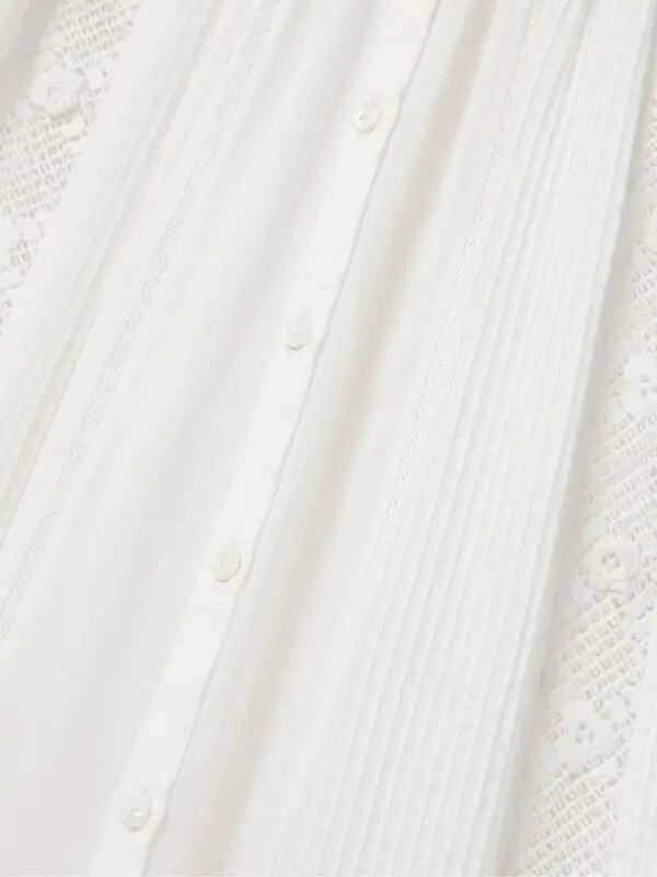 DÔEN Short Sleeve Button Front Dress