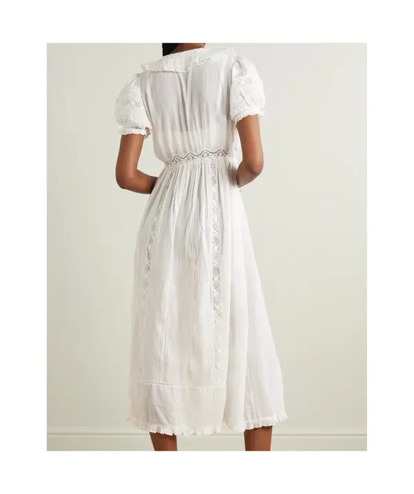 DÔEN Short Sleeve Button Front Dress