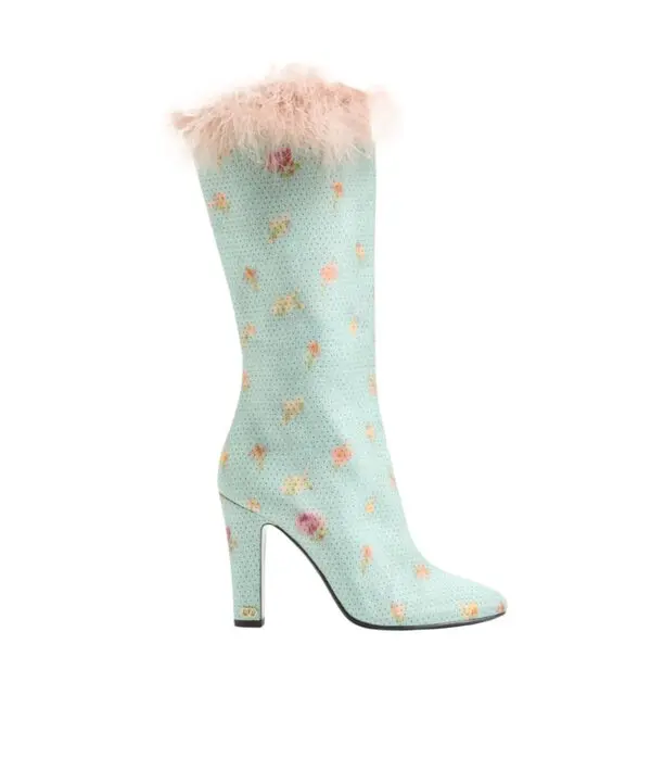 Valentino Garavani Mid Calf Boots - Green