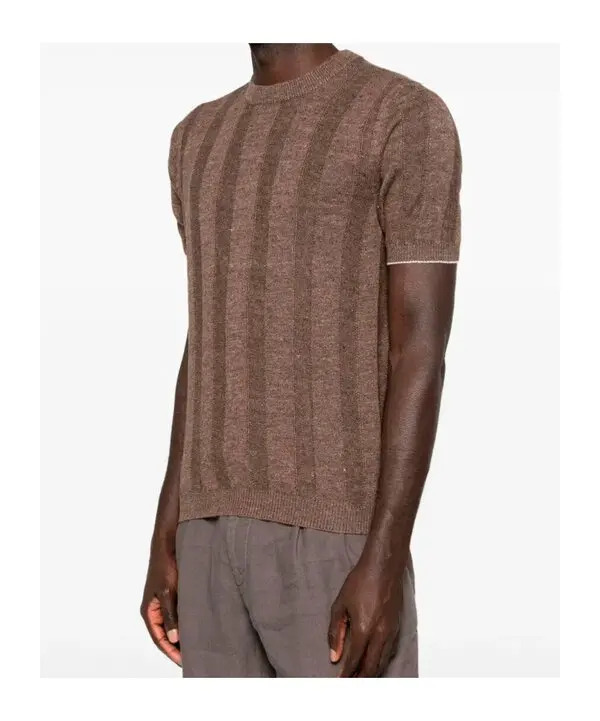 Brunello Cucinelli Short-sleeve Knitted Top